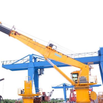Cina gru a ponte marina telescopica ad alta temperatura di lavoro 8T con 1 anno di garanzia in vendita