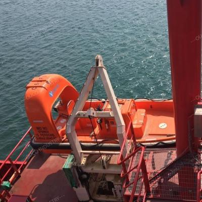 Cina Un tipo di barca da salvataggio Davit con verricello idraulico per il lancio rapido in vendita