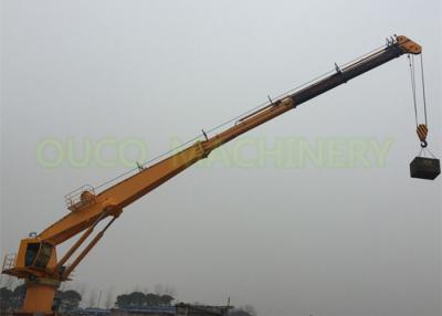 Cina gru telescopica regolabile dell'asta di 3T 40m, gru marina facile a manutenzione in vendita