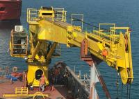 China Marine Deck Crane 40T 40M Telescopic Boom Hydraulic Crane ABS Class for sale