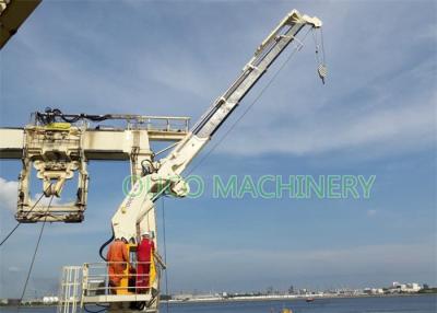 Cina Gru telescopica dell'asta del porto del bacino di Shipside, gru idraulica dell'asta dell'articolazione in vendita