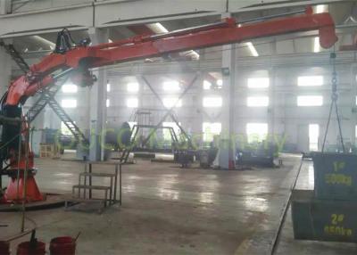 Cina gru idraulica piegante marina della gru dell'asta dell'articolazione 6T e componenti avanzate in vendita