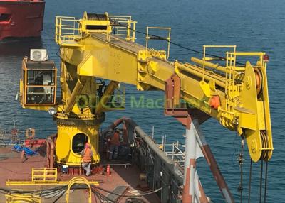Cina Gru offshore idraulica della gru telescopica gialla dell'asta con CCS certificato in vendita