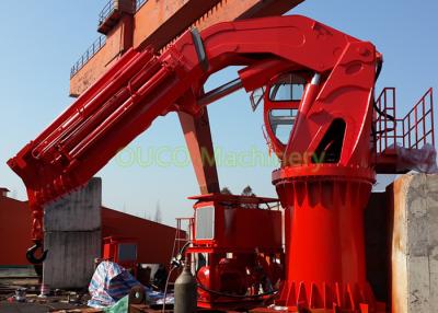 Cina colore su ordinazione della gru idraulica dell'articolazione di 5T 20M con il motore elettrico del piedistallo in vendita