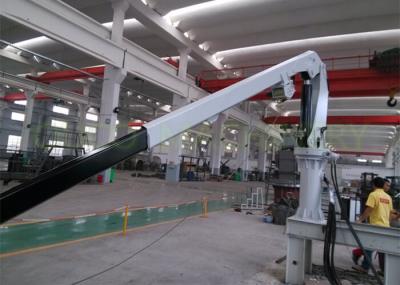 Cina Piccola barca telescopica della gru 1T 6M dell'asta della prova della ruggine che di sollevamento l'ABS BV di CCS certificato in vendita
