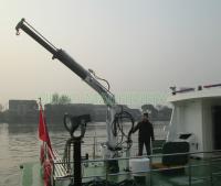 China Marine Deck Knuckle Boom Crane Portable Type 15t to 150t Capacity for sale