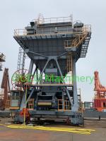 China Rail Mounted Eco Dust Proof Hopper 20 Ton Capacity for Dry Bulk Material Loading for sale