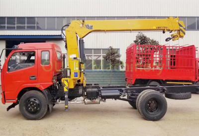 Cina Un camion condotto elettrico di 10 T ha montato il sollevamento idraulico/che scarica della gru in vendita