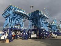 China Fixed Port Tyre Hopper 50m3 Coal Bulk Hopper Environment Friendly Dust Proof 1500-2000 TPH for sale