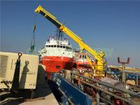 China Telescopic Knuckle Boom Crane 140-12000 kNm Lifting Moment Marine Pedestal Mount for sale