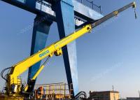 China Explosion Proof Telescopic Boom Hydraulic Deck Crane 0.2T 20M Multiple Lifting Points for sale