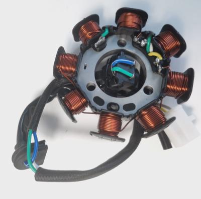 Cina TITAN 150 KNS Sistema di accensione per motocicli all'ingrosso Parti 8 poli 3 buco Magneto bobina in vendita