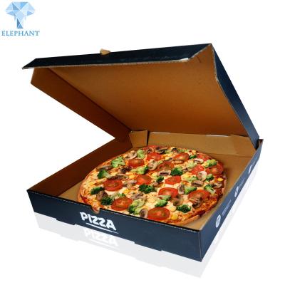 Cina Con i contenitori ondulati di stampa su ordinazione di bollettino della pizza di Logo Inch Dimensions Personalized Luxury in vendita