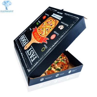 Cina Con i contenitori ondulati di stampa su ordinazione di bollettino della pizza di Logo Inch Dimensions Personalized Luxury in vendita