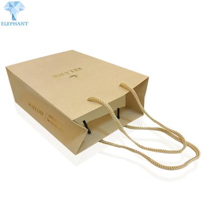 Cina 3 strati hanno personalizzato le borse del regalo di Brown con l'imballaggio del tè delle maniglie in vendita