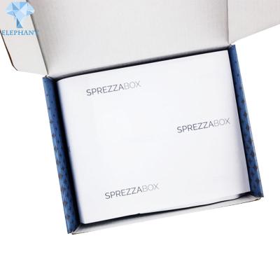 China C2S Art Paper Corrugated Shipping Boxes Matt Lamination Underwear Packaging zu verkaufen