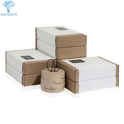 China C1S van het de Verniskarton van Art Paper Corrugated Shipping Boxes UV Vlakke het Pakdozen Te koop