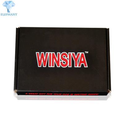 China CMYK-Druk plooide Shoeboxes 33cm×24cm×13cm Kraftpapier Golfmailers Te koop