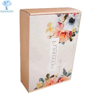 Chine Fantaisie faite de impression faite sur commande de conception pliant les cartons d'expédition de expédition de emballage portatifs de papier ondulé à vendre