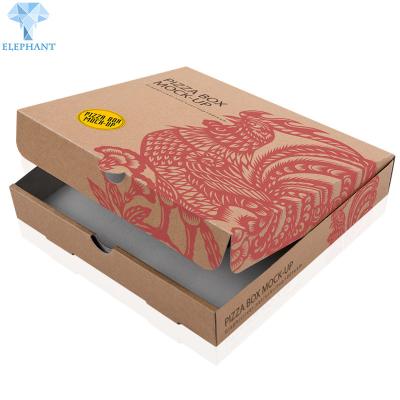 Cina Il motociclo Logo UniqUe Take economico di stampa su ordinazione via ha personalizzato le scatole di spedizione ondulate della pizza in vendita