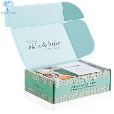 Cina La buona stampa Logo Quality Low Price Die di colore su ordinazione ha tagliato le scatole di spedizione ondulate d'imballaggio della parrucca in vendita