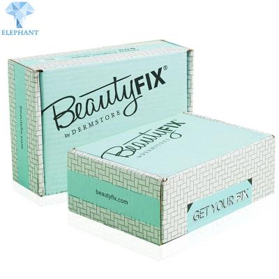 China La buena impresión Logo Quality Low Price Die del color de encargo cortó las cajas de envío acanaladas de la peluca que embalaban en venta