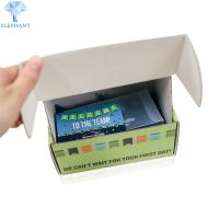 China Offset Printing Cardboard Flat Pack Boxes CCNB Grey Cardboard Ear Lock for sale