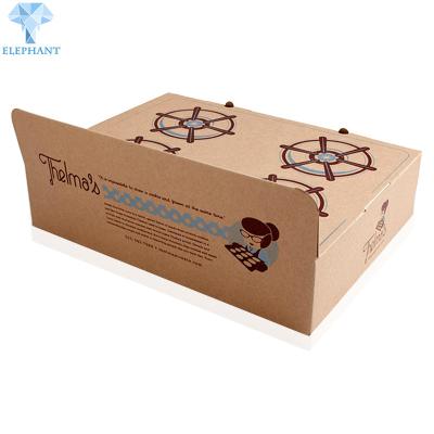 Cina Multi contenitori fatti a mano su ordinazione di bollettino del regalo di Logo Hot Selling Corrugated Biscuit di stampa a colori di BisposaBle in vendita