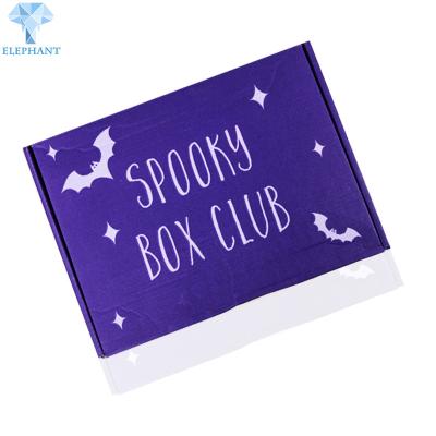 China Dozen van Violet Colour Clothes Corrugated Mailer van de douanedruk de ecologisch Rekupereerbare Te koop