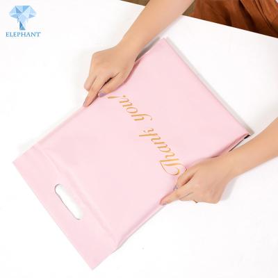 China Pink Matte Poly Mailer Bubble Wrap 19x24'' Self Adhesive for sale