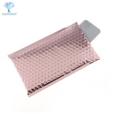 Cina Imballaggio riciclabile dell'indumento dei bollettini di Rose Gold Glitter Poly Bubble in vendita
