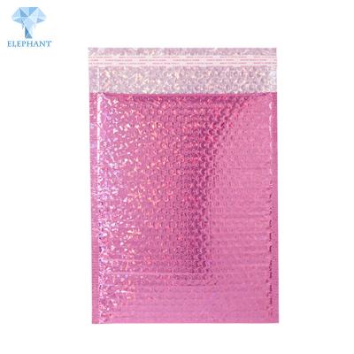 China O costume do rosa imprimiu a impressão poli dos encarregados do envio da correspondência 10x13 CMYK da bolha à venda