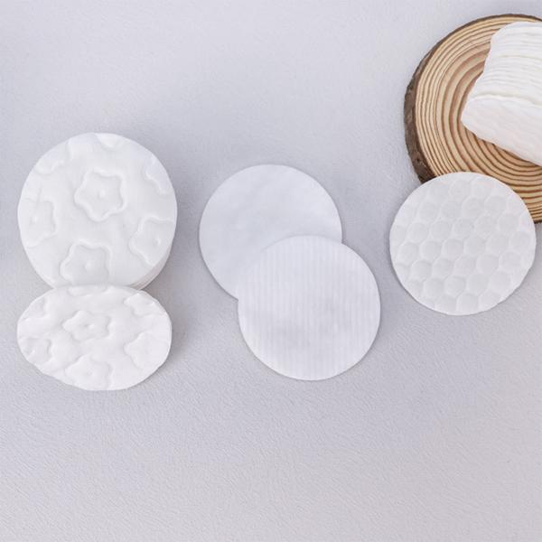 Quality 120pcs Round Cotton Pads For Face 3 Layers Cotton Make Up Pads for sale