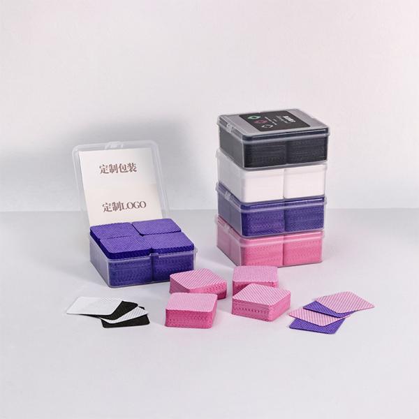 Quality 60gsm-70gsm Lint Free Nail Pads 500 Pcs/Bag 1000pcs/Bag Nail Polish Remover Pads for sale