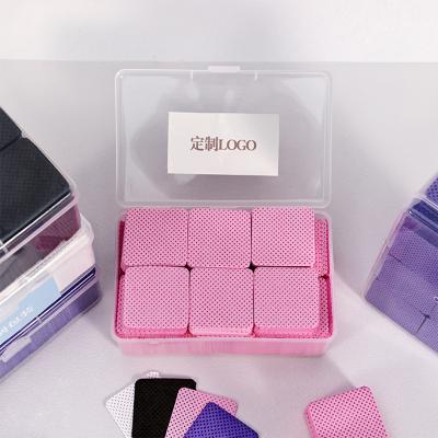 China Lint Free Nail Polish Remover Pads Lint Free Cotton Pads For Nails for sale