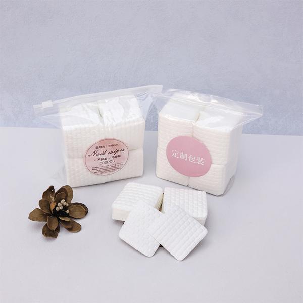 Quality OEM Nail Remover Pads 200pcs/Box Lint Free Nail Pads Pink Black White for sale
