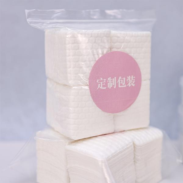 Quality 500Pcs/Bag Lint Free Nail Pads OEM Square Cotton Pads For Nails Polish Remover for sale