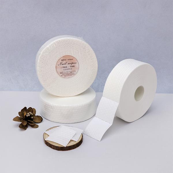 Quality 1000pcs Cotton Nail Wipes Customized Eco Friendly Nail Polish Remover Pads for sale