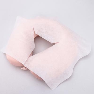 China Customized Disposable Face Cradle Covers 40gsm Massage Table Face Covers for sale