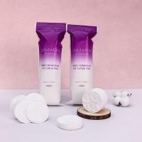 Quality 100Pcs Bamboo Makeup Remover Pads 5.8cm Disposable Cotton Rounds for sale