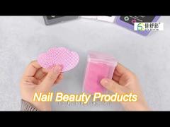 purple pink black nail polish pads 200pcs/box colorful nail prep pads