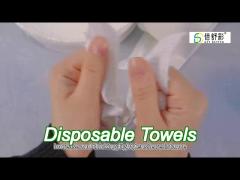 50pcs sensitive skin disposable face towel custom logo for washing