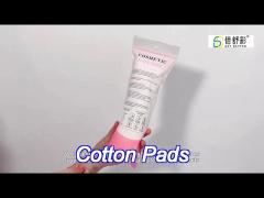 100% biodegradable cotton rounds nonwoven makeup remover cotton