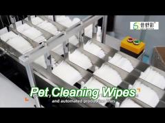 nonwoven pet wash free gloves customized pet dental finger wipes