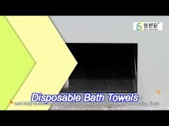 personalized non woven disposable shower towels for beauty salon