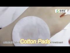 oem cosmetic cotton rounds soft lint free makeup cotton rounds