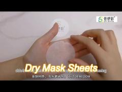 nonwoven facial mask moisturizing customized mask sheet for dry skin