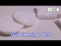 60g-110g gun cleaning cloths lint free gun cleaning patches oem odm