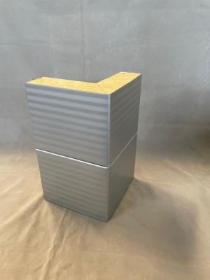Cina schiuma di alluminio d'angolo 150mm del pannello a sandwich della vetroresina di 100mm 125mm per costruzione in vendita