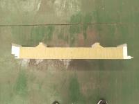 China Rockwool Sandwich Panel 50-200mm Thickness Density 90-150kg/m3 Fireproof Insulation Composite Board for sale